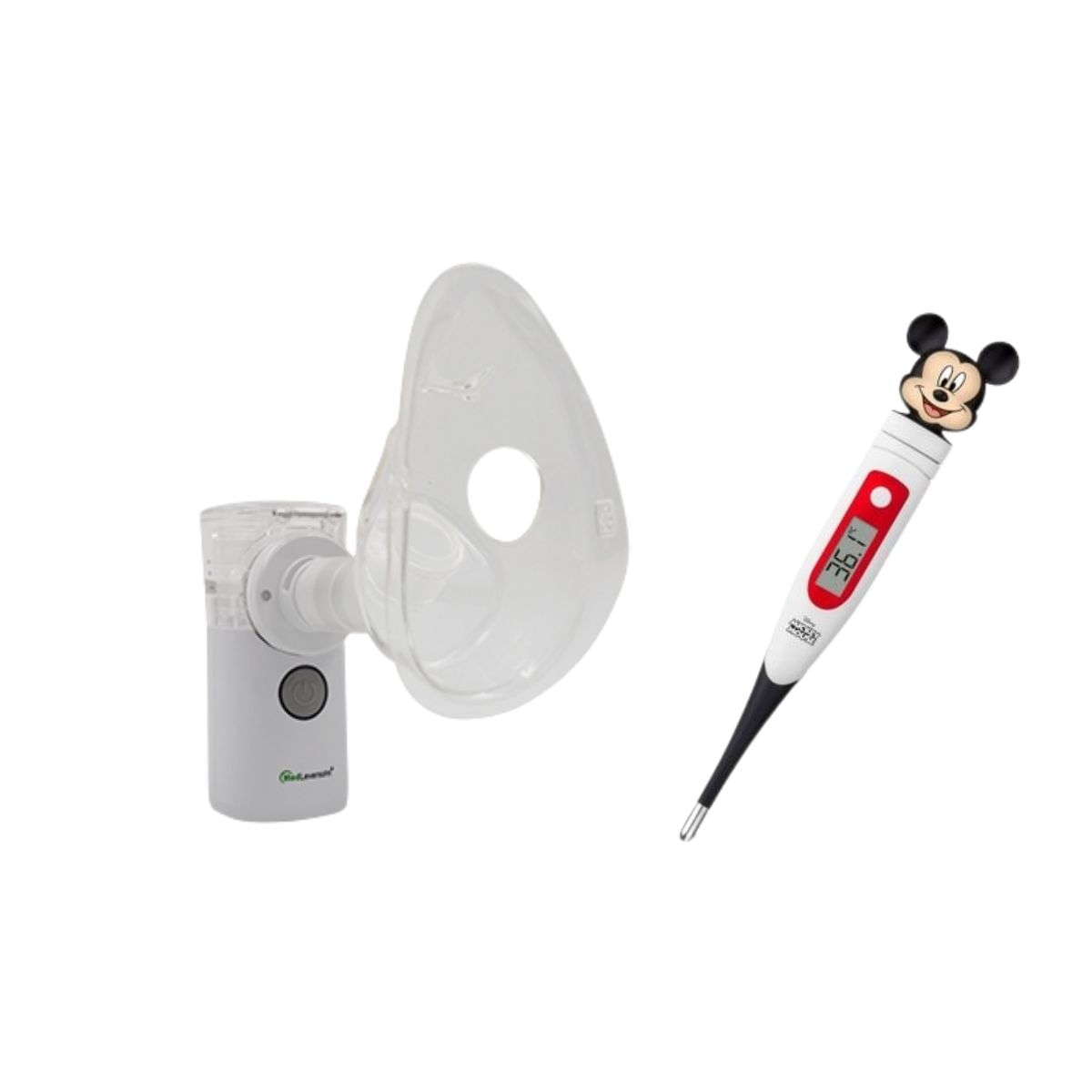 Nebulizador Ultrassônico + Termômetro Digital Mickey - Super Saudável ...